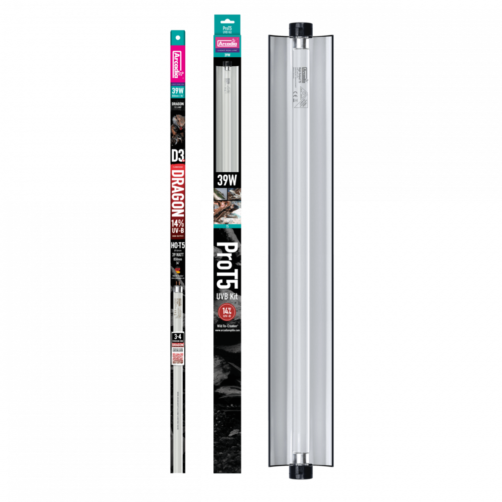 Rampe UVB modulable pour terrarium "Pro T5 UVB Kit - Arcadia