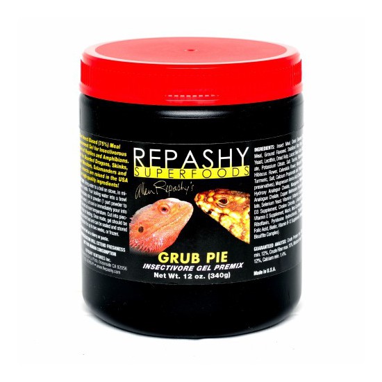 Nourriture Repashy super foods Grub Pie Insectivore gel