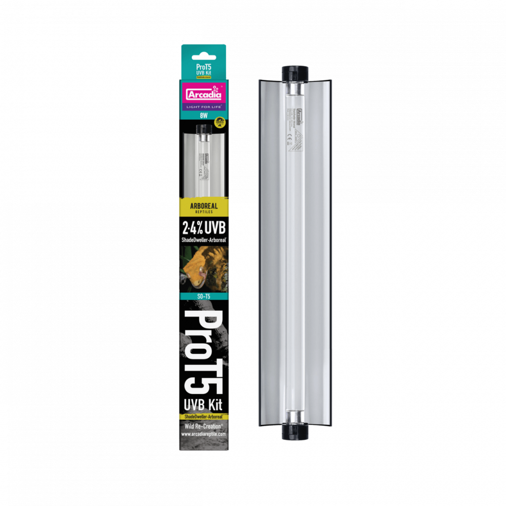 Rampe Pro T5 UVB Kit "Shadeweller Arboreal" 2,4% UVB 8W - Arcadia